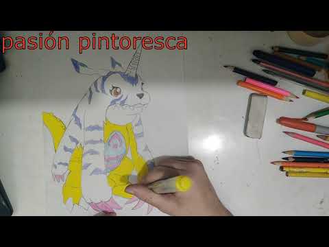 How to draw Gabumon (DIGIMON) - YouTube