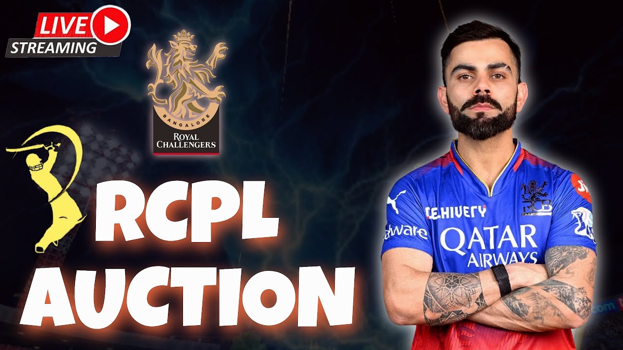 🔴LIVE | RCPL AUCTION WITH RCB | GAME CHANGER 5 | CULTPLAYZ #cricket # ...