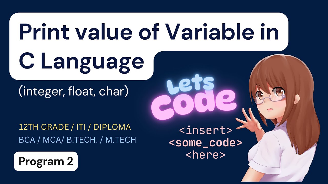 Lecture 6 Practical Concepts In C Language Basic Programs For 4653