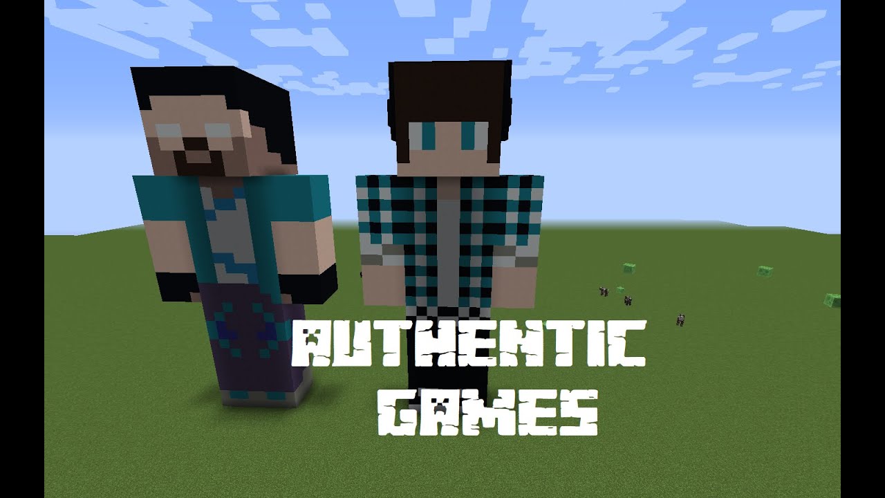 Construindo skin de YouTubers ep1 AuthenticGames - YouTube