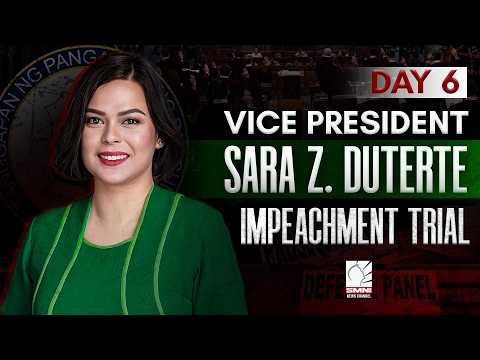 LIVE: SPECIAL COVERAGE | VP SARA DUTERTE IMPEACHMENT TRIAL - DAY 6 | JULY 15, 2026