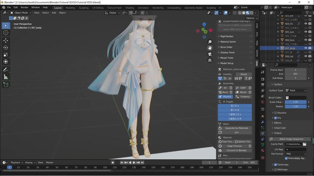 [Recording] Creating a simple quicksand for MMD in Blender - YouTube