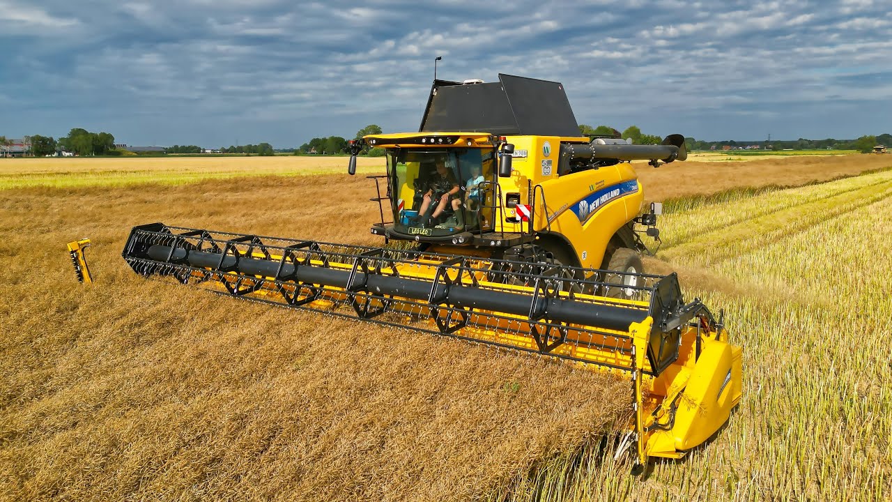2x New Holland Drescher im Raps! | Getreide 2022 || Landwirtschaft in ...