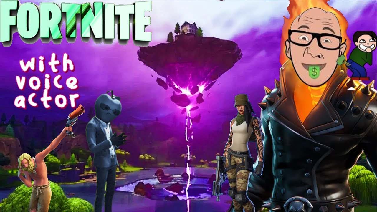 Fortnite with voice actor - YouTube