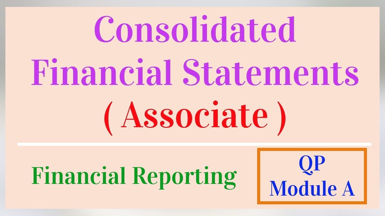 QP Module A 聯營公司計算方式 Share of Profits of Associate - Calculation 題目分析 ...