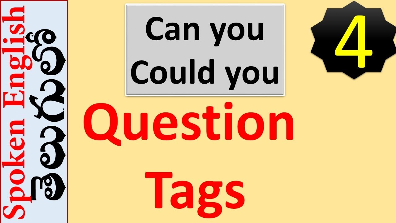 Question Tags with English modal s Examples and uses Part 4 - YouTube