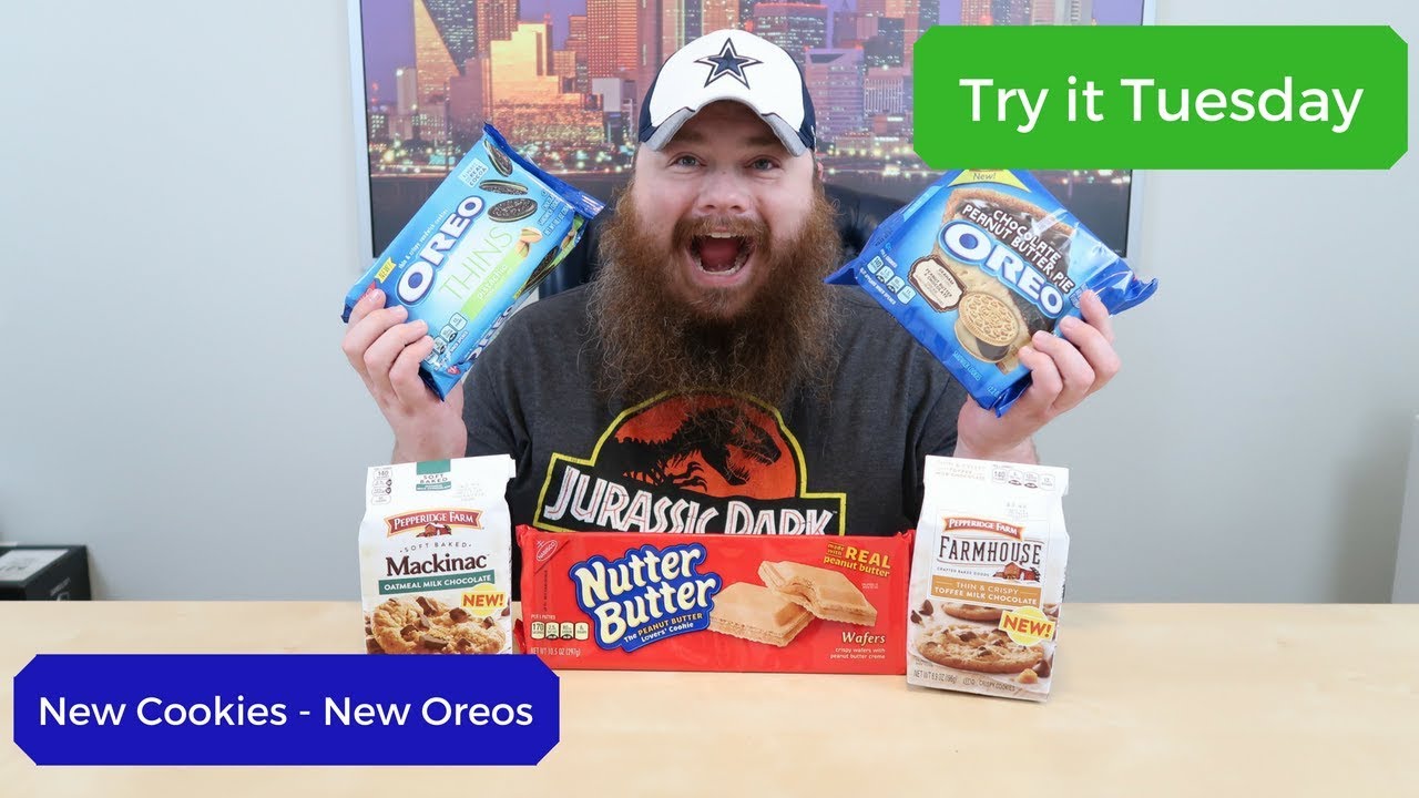 Trying New Oreos and Cookies - Try it Tuesday - YouTube