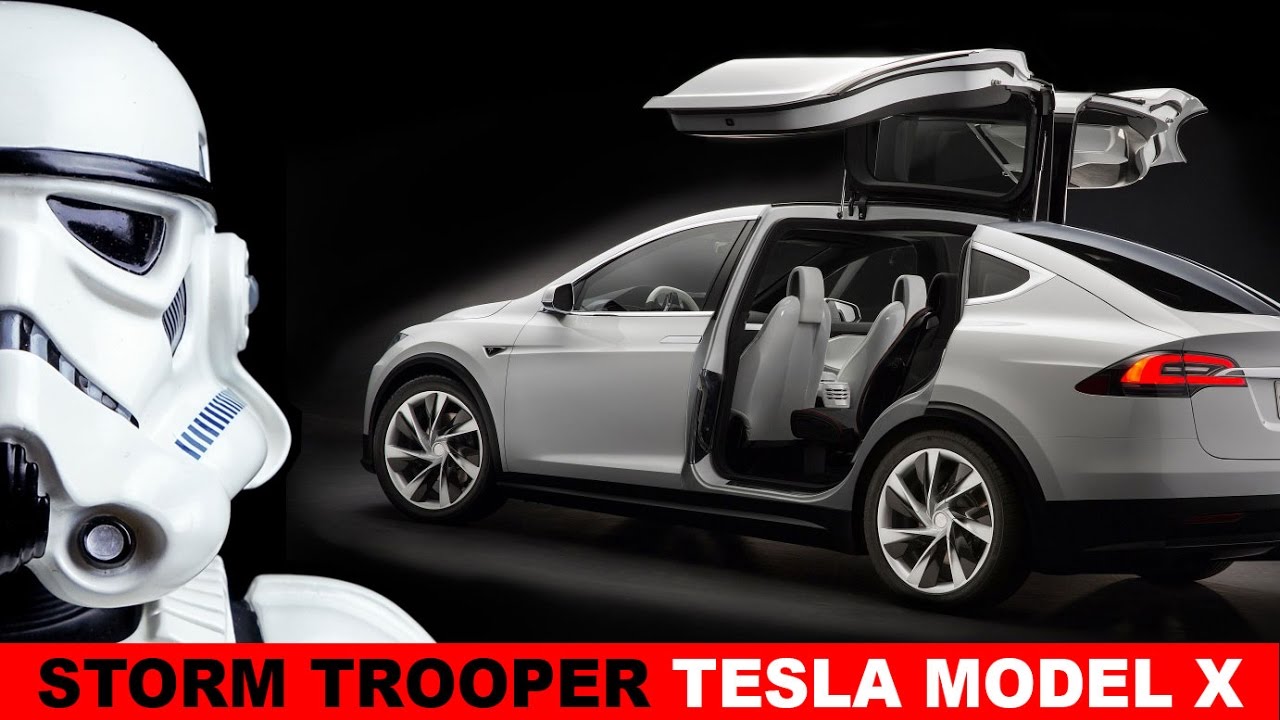 Shocking TESLA Model X Storm Trooper Transformation - YouTube