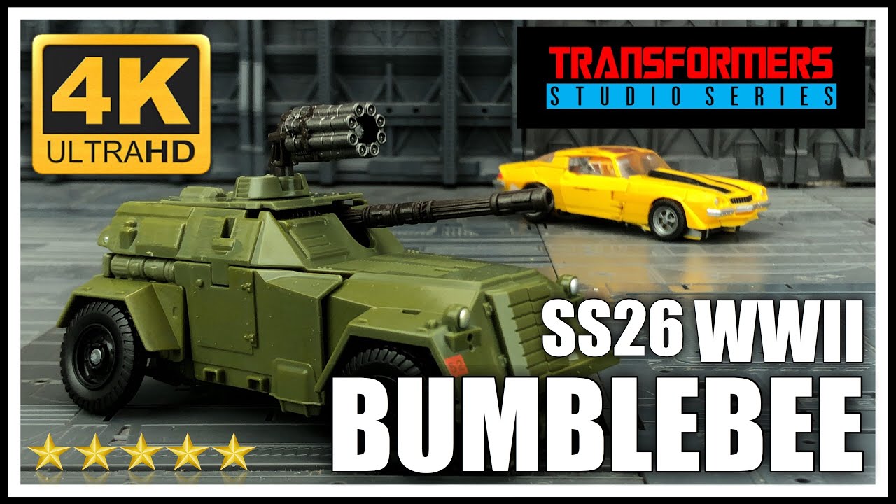 Hasbro Transformers SS26 Studio Series WWII Bumblebee review - YouTube