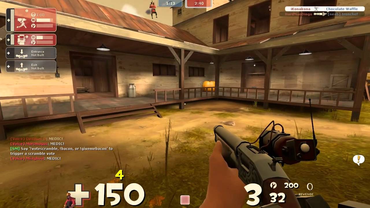 TF2 - Engie on KOTH Harvest (Commentary) - Battle Engie! - YouTube