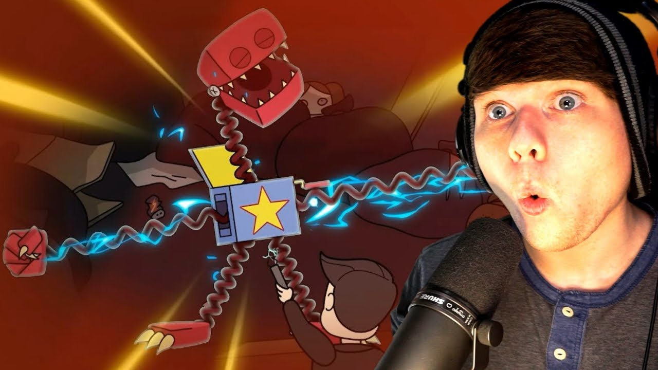 BOXY BOO is NOT a MONSTER... (Cartoon Animation) GameToons REACTION ...