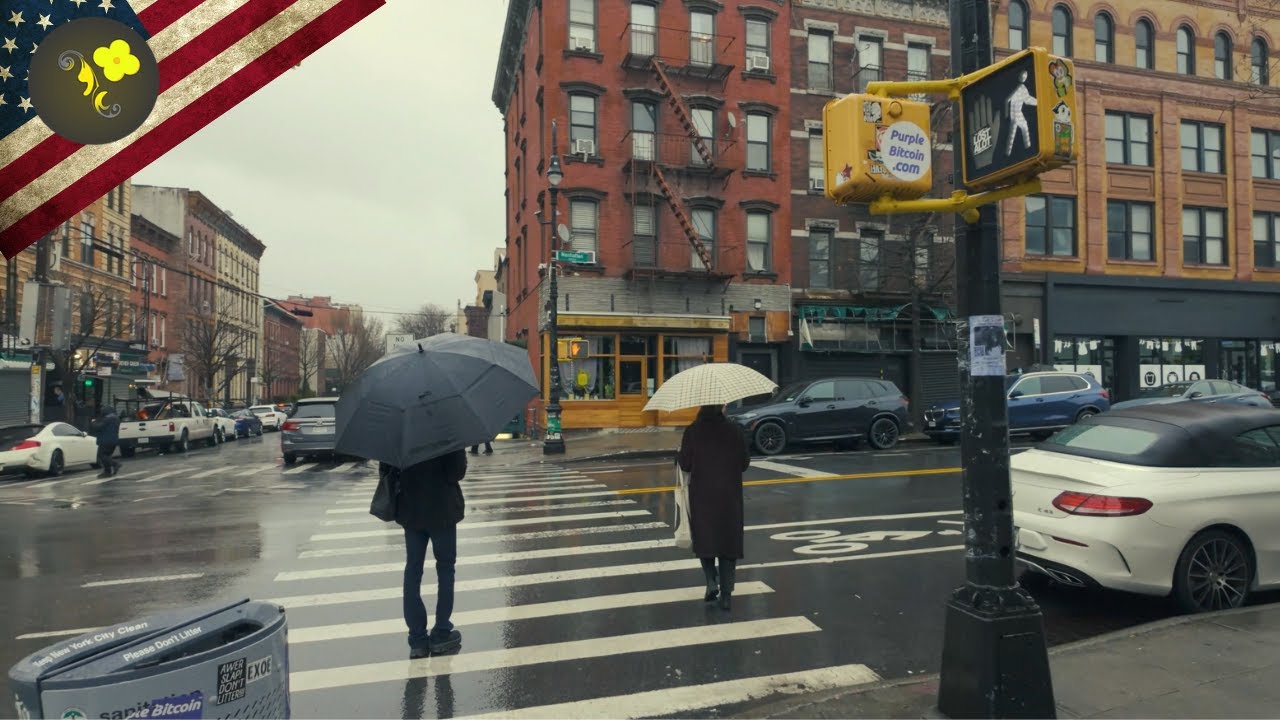 "🌧️🚶‍♂️ Rainy Day Walk in Greenpoint, Brooklyn | 4K NYC Walking Tour ...