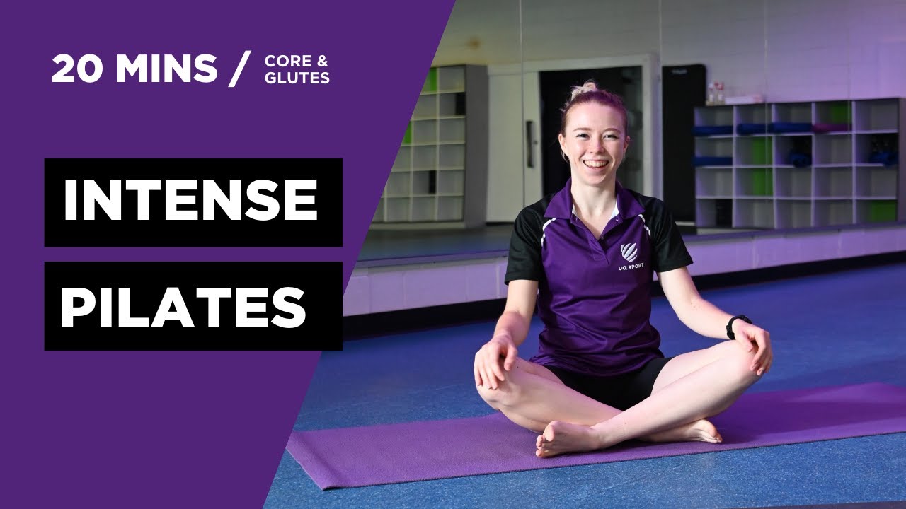 20-Minute High Intensity Pilates For Glutes & Core | No Equipment | At ...