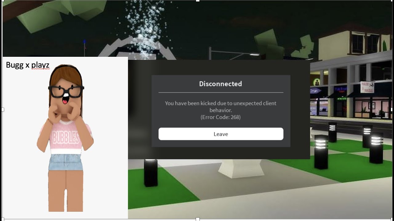 I GOT KICKED OUT OF THE GAME !!!???? IN BROOKHAVEN 😨😱| ROBLOX #roblox # ...