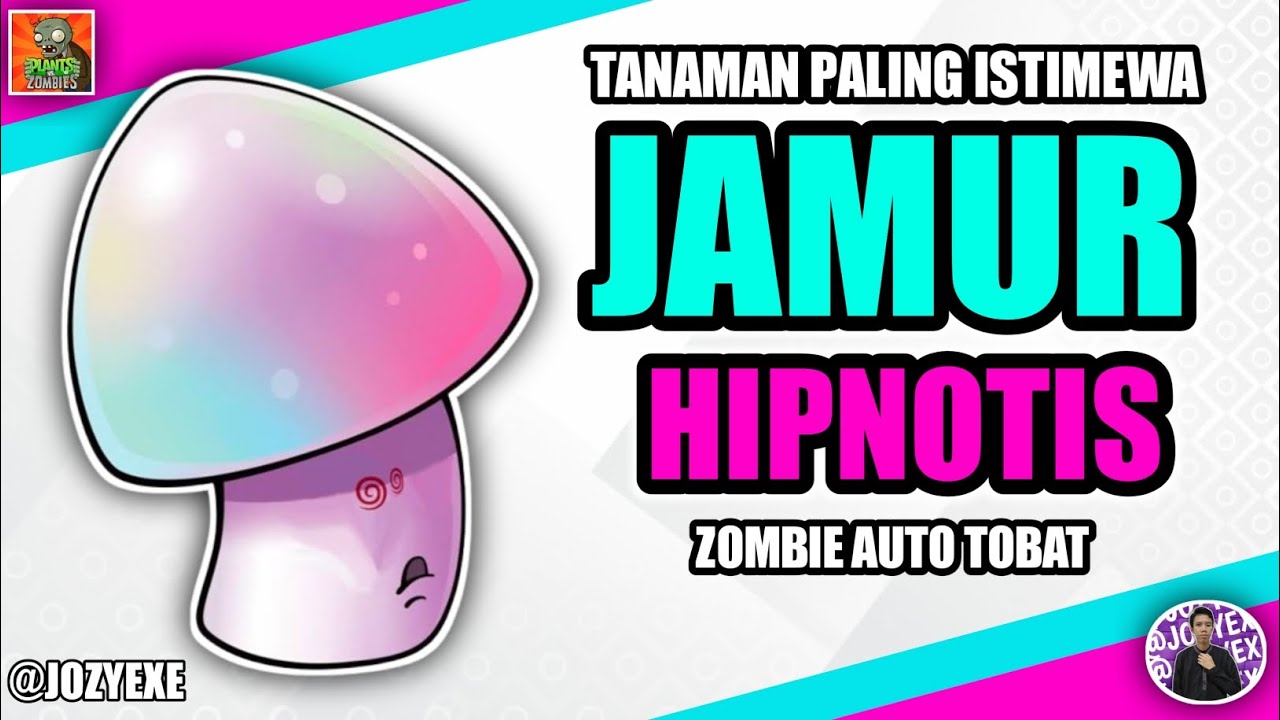 TANAMAN JAMUR HIPNOTIS YAMG BIKIN SEMUA ZOMBIE TOBAT - PLANTS VS ZOMBIE ...