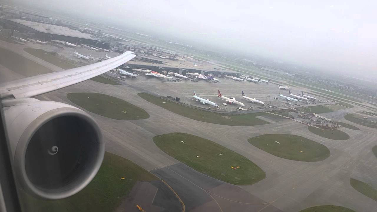 Singapore Airlines SQ305 LHR-SIN takeoff - YouTube