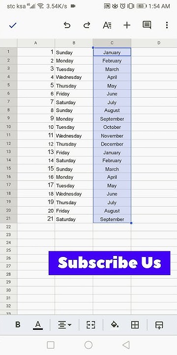 How to use Google sheet auto fill handle in Android app | Google sheet magic fill #short - YouTube