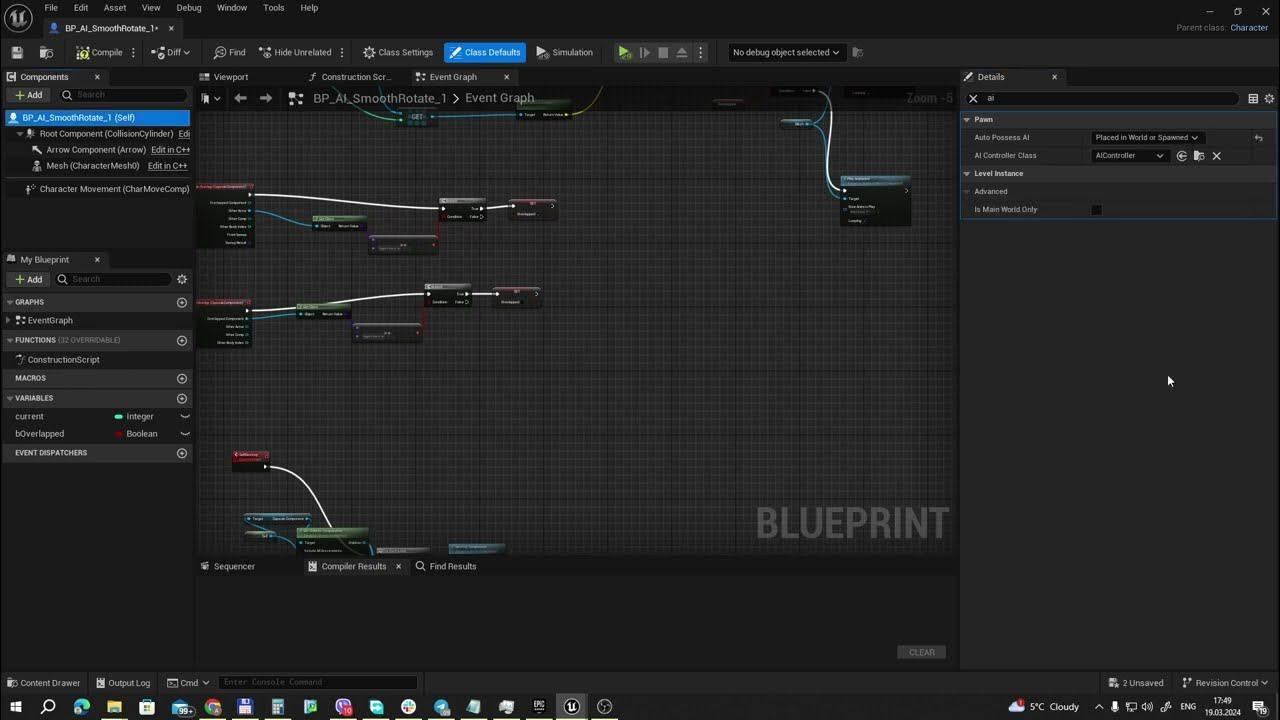 UE5 short tutorials: AI move To. почему не бежит отспавненный персонаж - YouTube