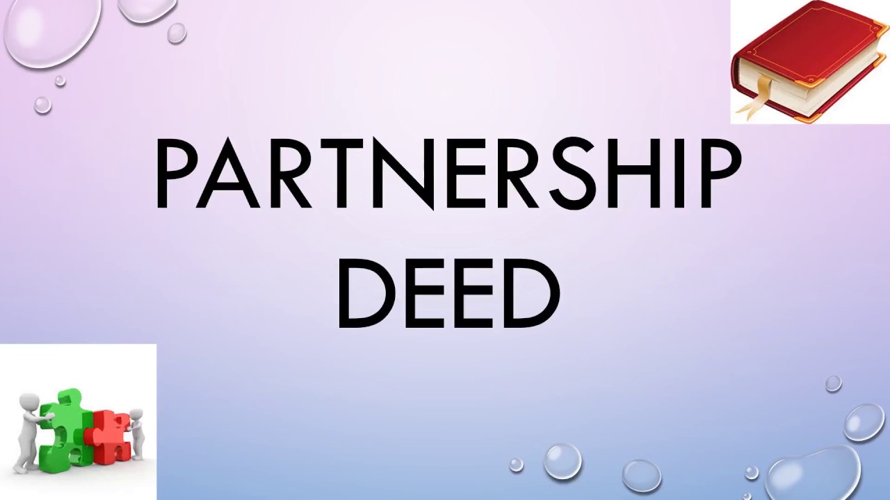 Partnership Deed YouTube partnership-deed-youtube