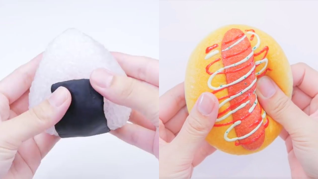 【ASMR】ごはん派？パン派？ Rice Slime or Bread Squishy which do you like?【音フェチ ...