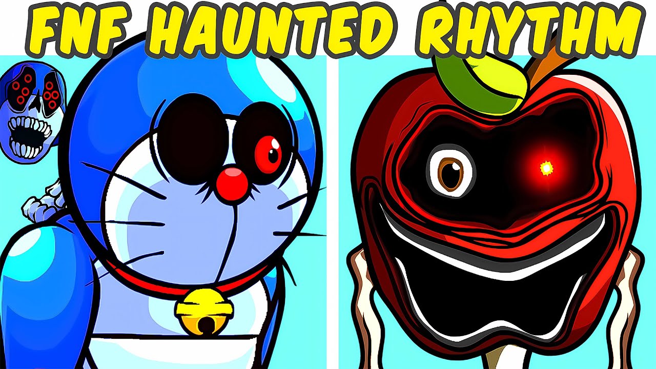 Friday Night Funkin' VS Haunted Rhythm DEMO | Doraemon, Appy, Limbo ...
