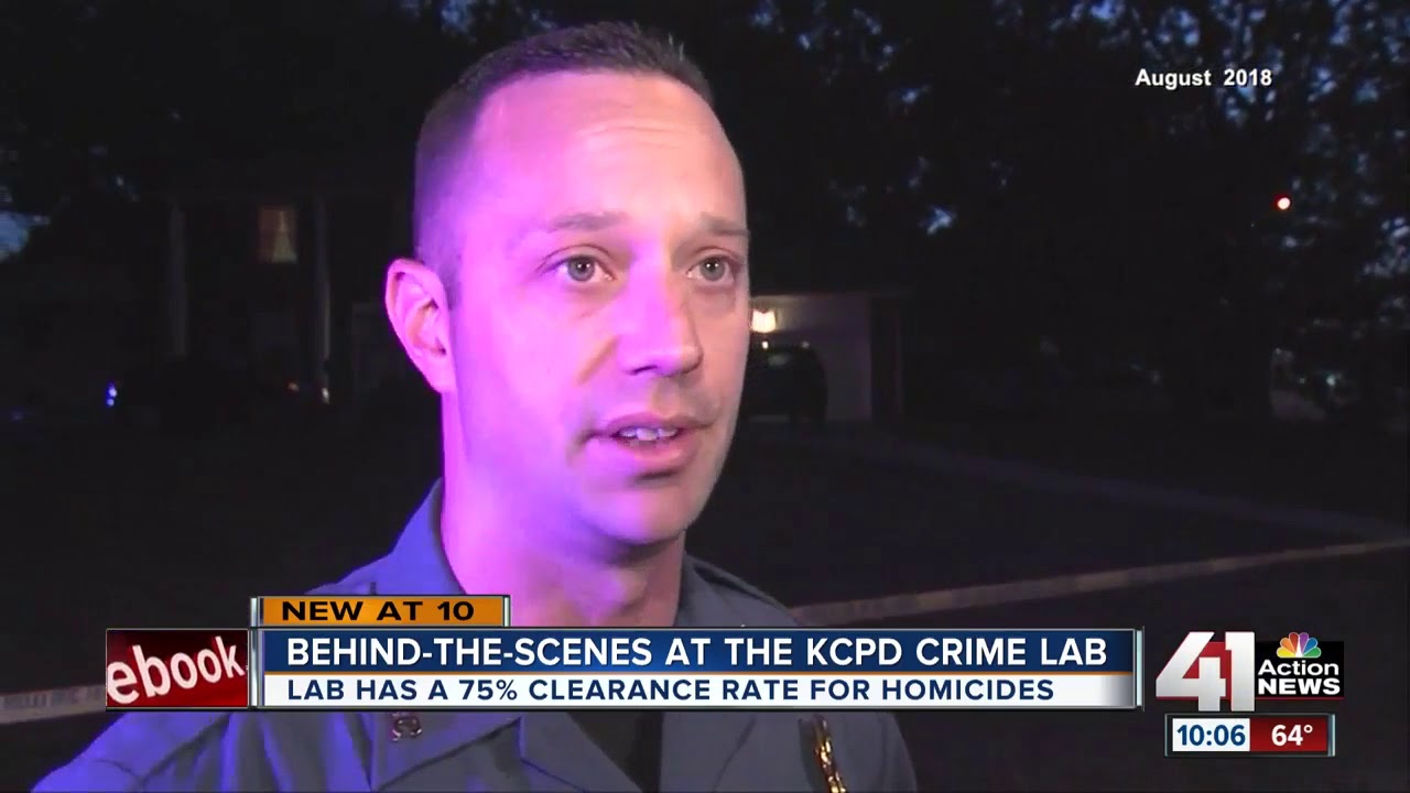 KCPD chief touts crime lab's fast clearance rate - YouTube