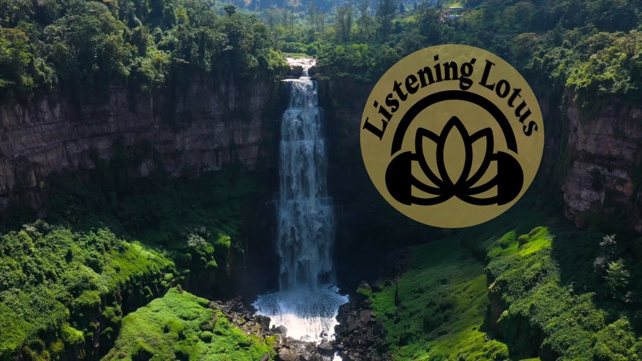 Listening Lotus: Relaxing Waterfall In Bogota, Colombia (4-Hour Video ...