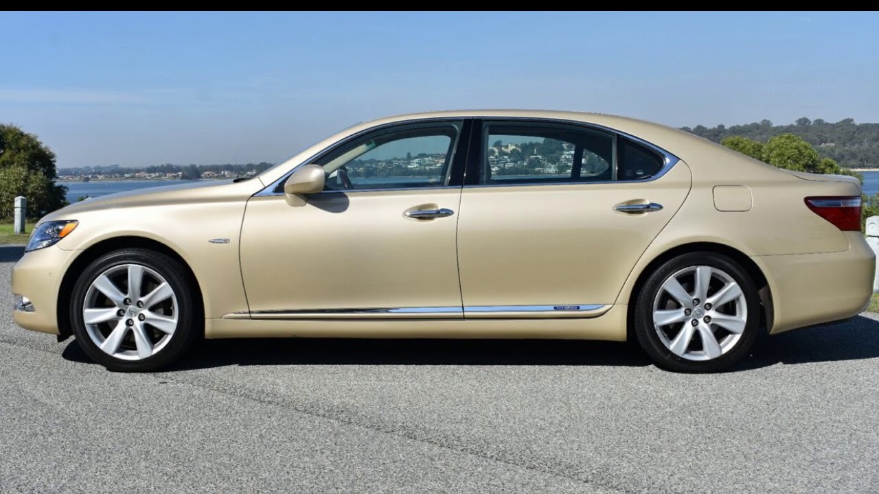 2007 Lexus LS600HL USF46R Gold 8 Speed Constant Variable Sedan Hybrid ...