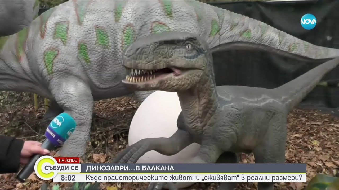 Динозаври в балкана Къде праисторическите животни „оживяват в реални