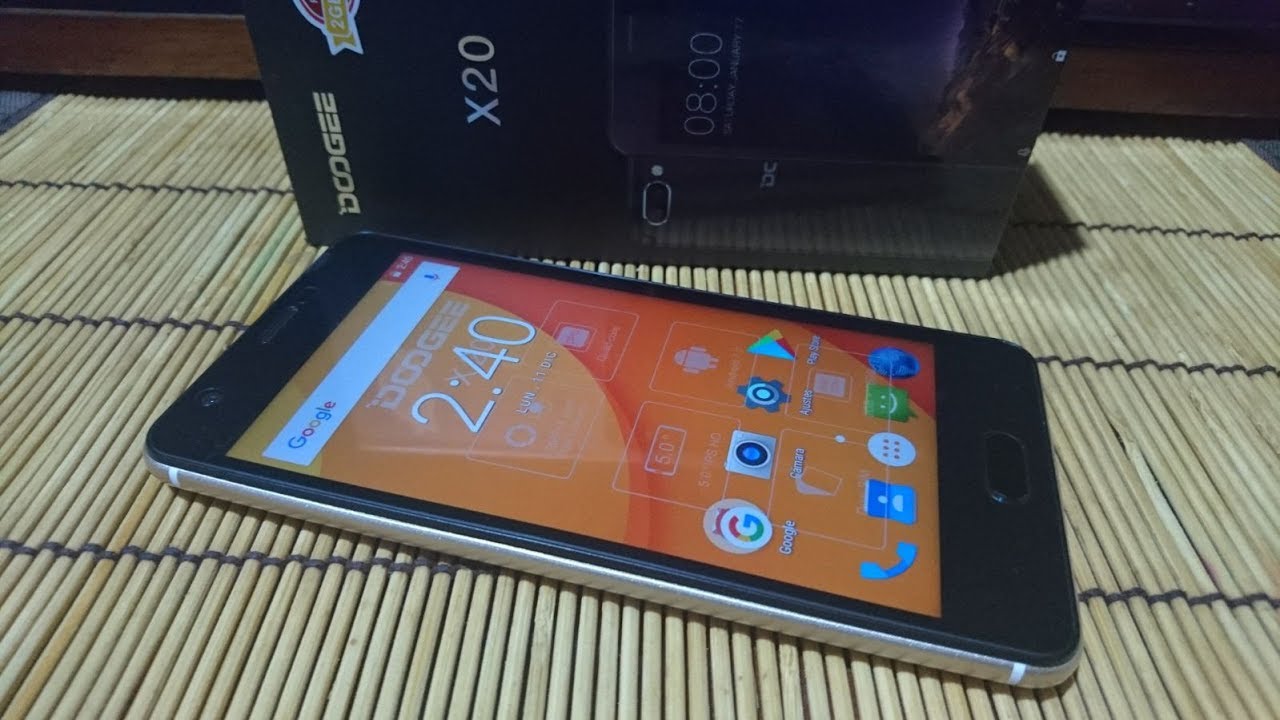 Review: Doogee X20 (Android 7.0, HD IPS5.0", MT6580, Dual SIM) - YouTube