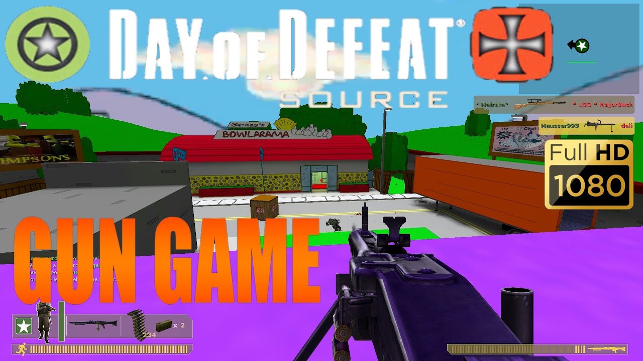 Day of Defeat Source - Gun Game Multiplayer - dod_simpsons - Gameplay ...