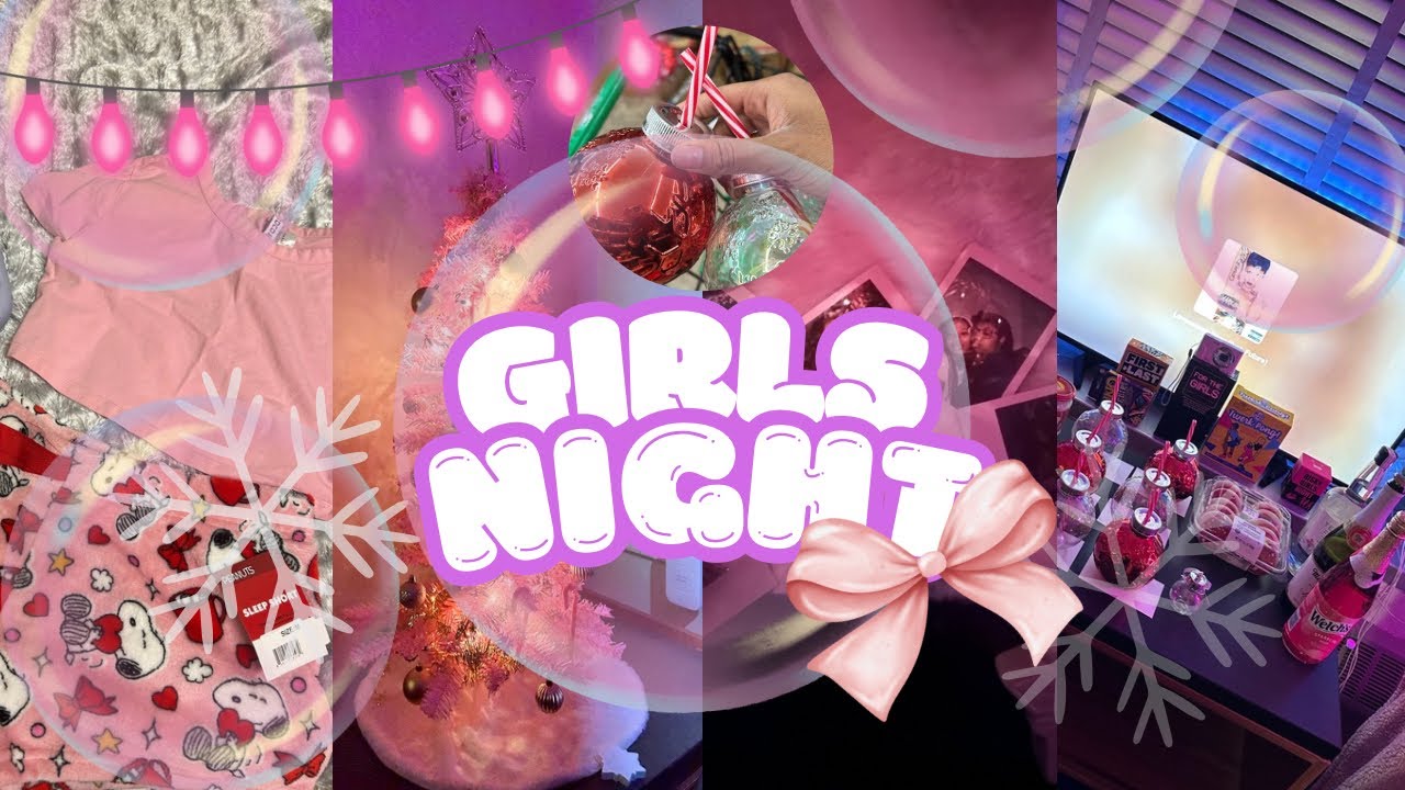 VLOGMASS DAY 7🎀|| girls night , christmas party - YouTube