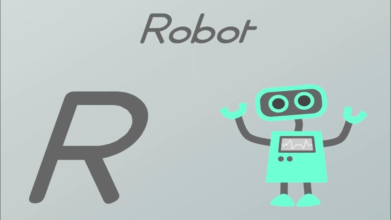 10 words start with R alphabets || Phonics song || R for robot ...