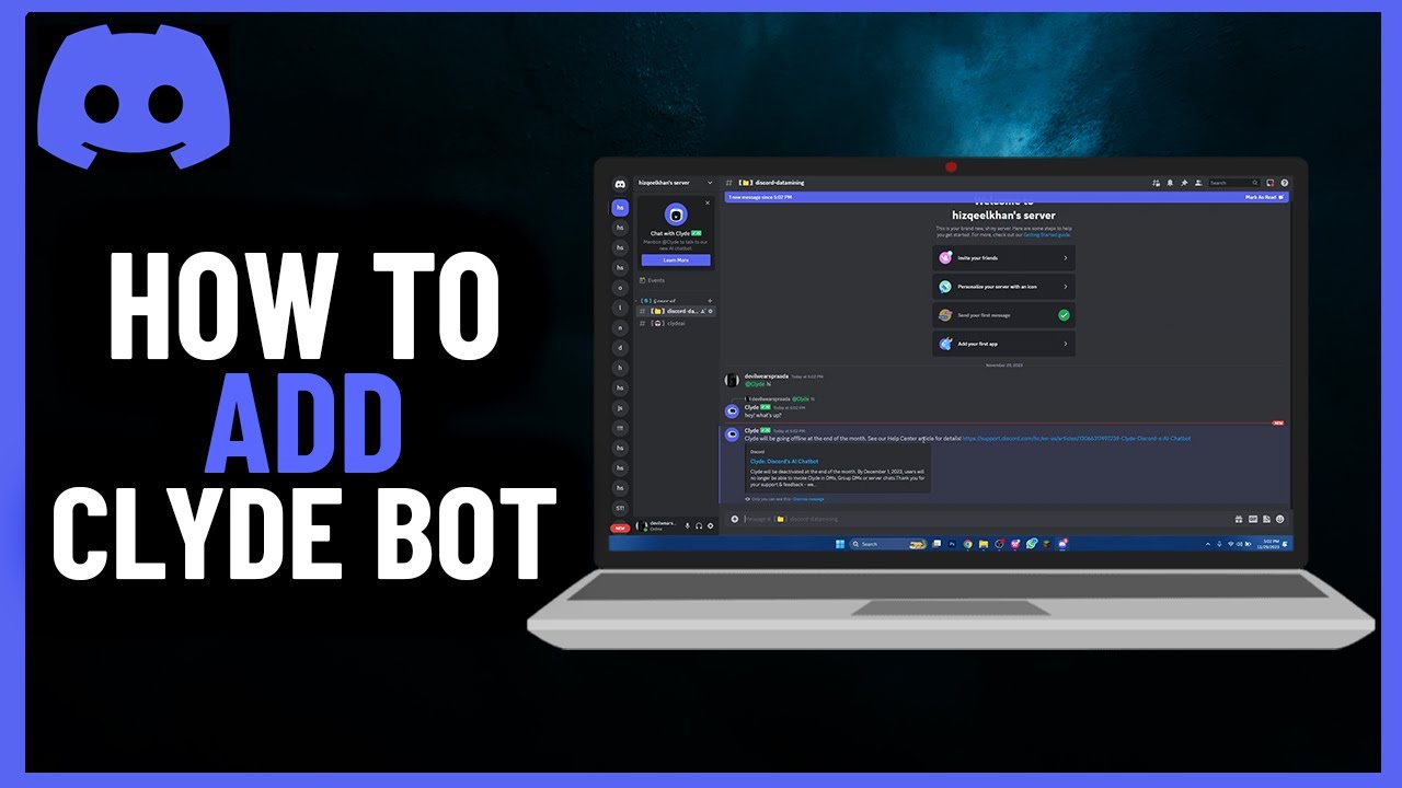 How To Add Clyde Bot On Discord Step By Step Guide Youtube