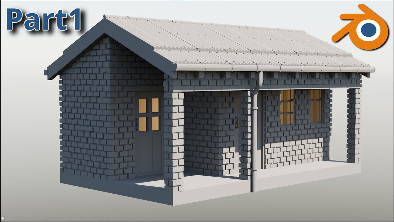 Learn Blender for 3D printing | Creating a small railway storage shed ...