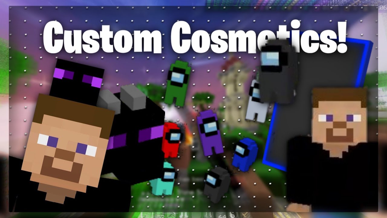 Custom Cosmetics Mod for MCPE! | Among Us, Animated Capes and More ...