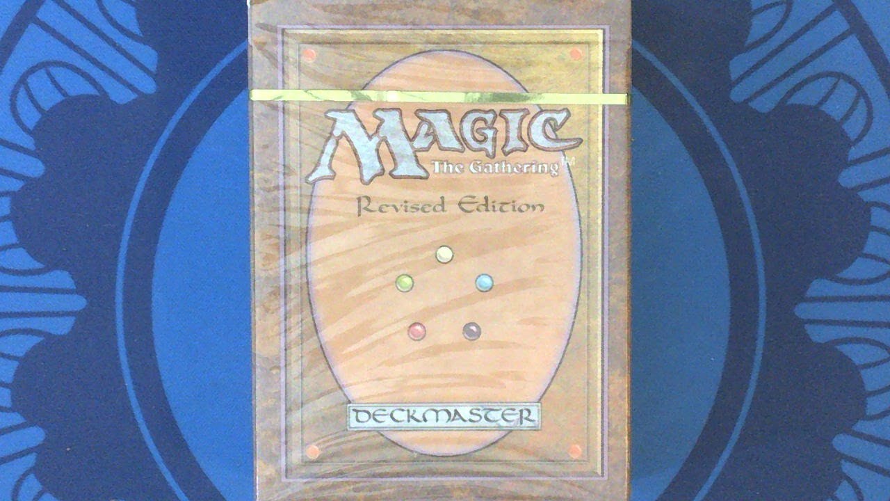 Magic the Gathering 1994 Revised Starter Deck - YouTube