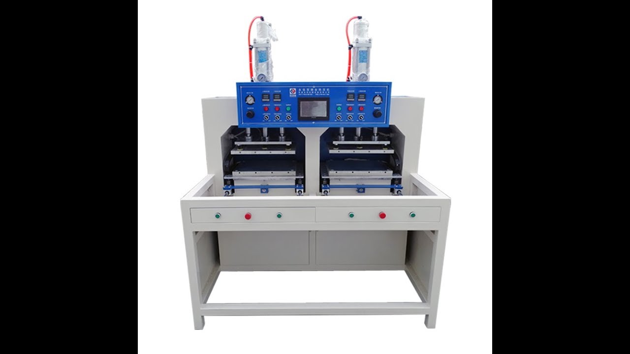 Double head EVA hot press molding machine, EVA sponge products hot ...