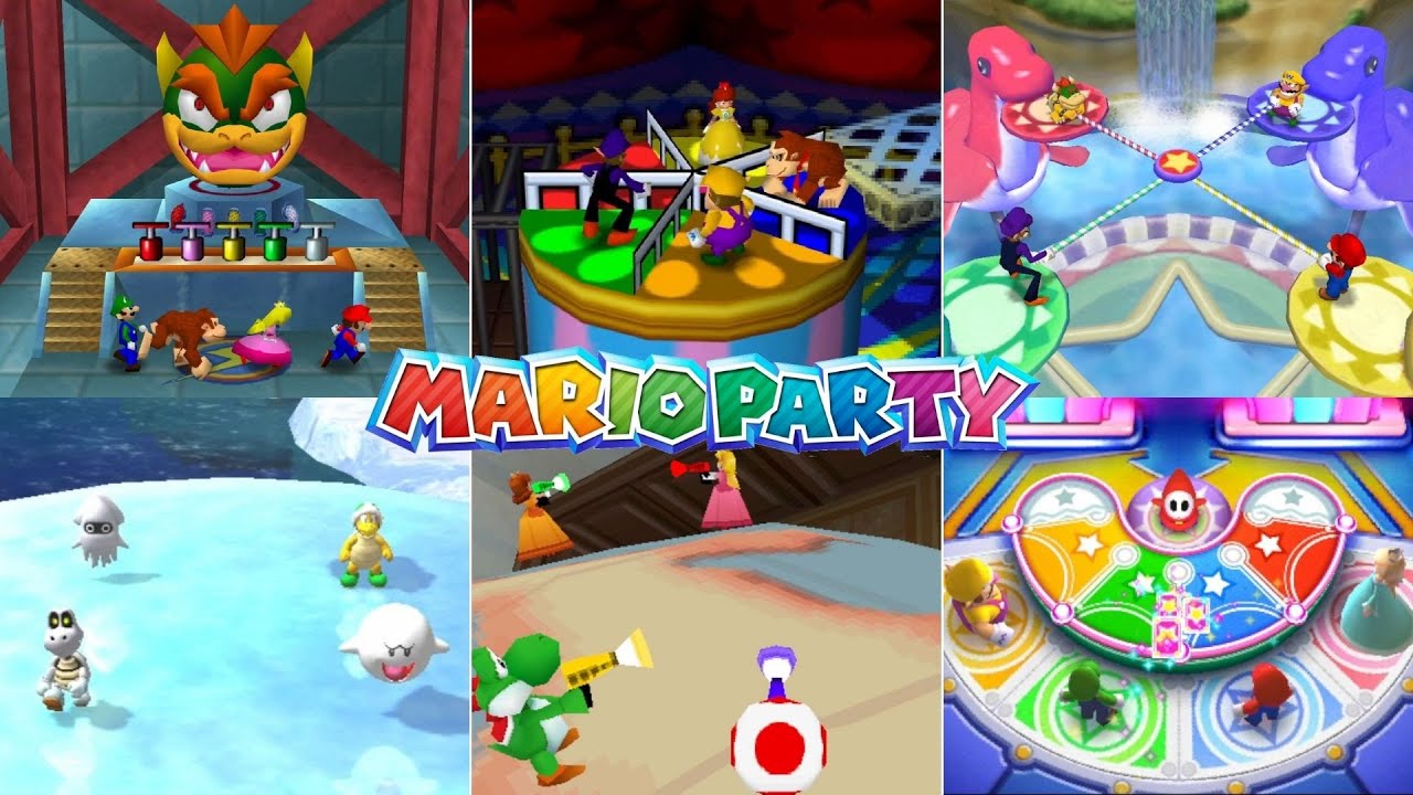 Evolution Of Battle Minigames In Mario Party Games [1999-2017] - YouTube