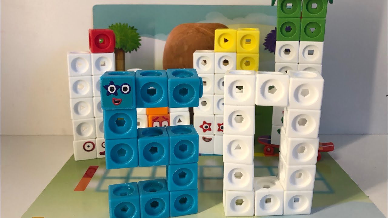 DIY Numberblocks 11-14 SnapCubes | Learn to Add and Count to 50 | Math ...