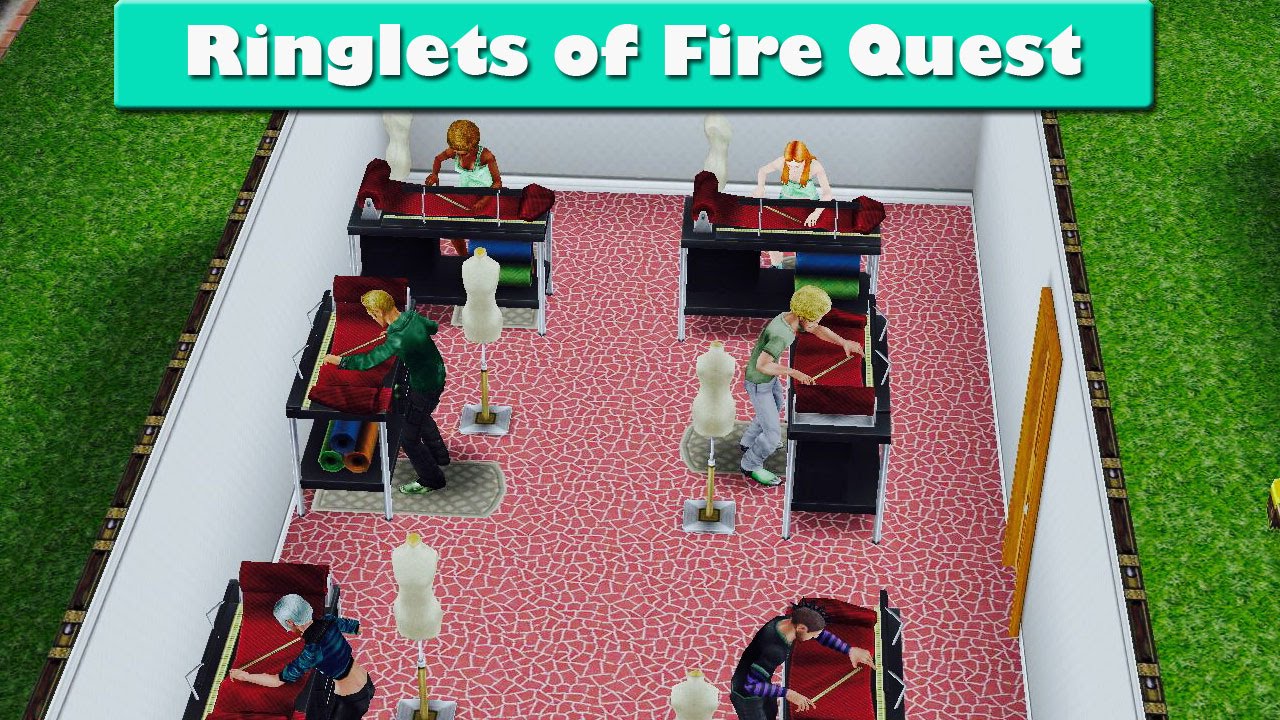 SIMS FREEPLAY RINGLETS OF FIRE QUEST - YouTube