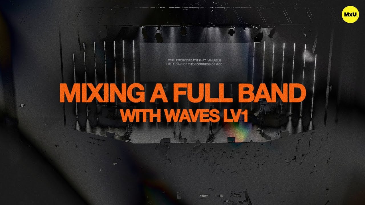 Mixing a Full Band with Waves LV1 - YouTube