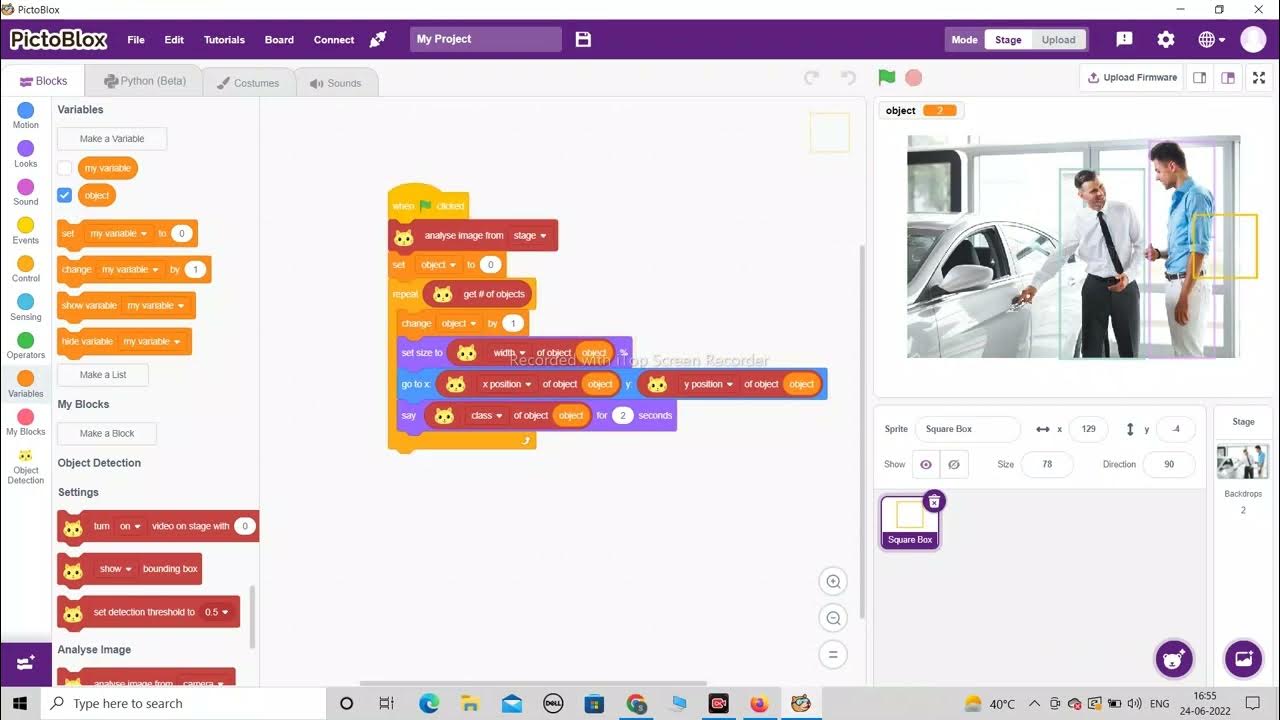 Object Detection || PictoBlox || 2022 - YouTube