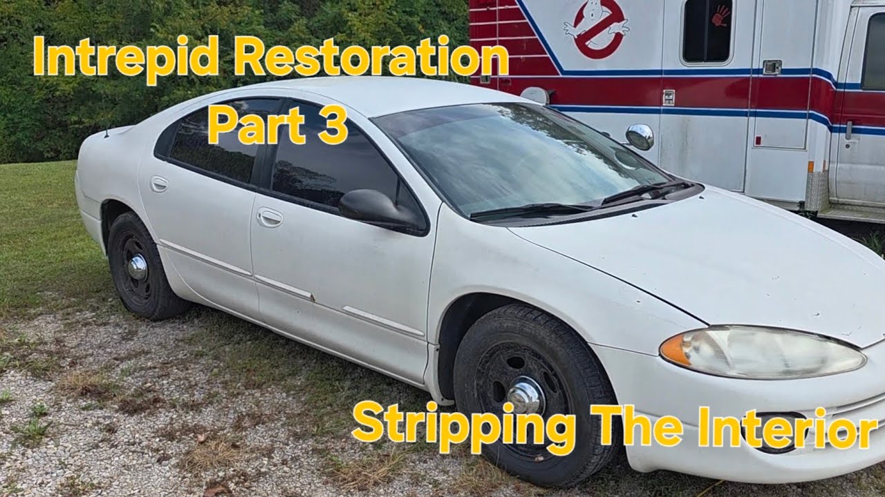 Dodge Intepid Police Car Restoration Part 3 *Stripping The Interior ...