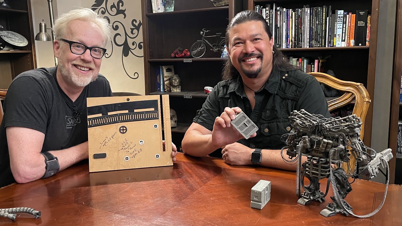 Adam Savage and Fon Davis Discuss Working on Matrix - YouTube