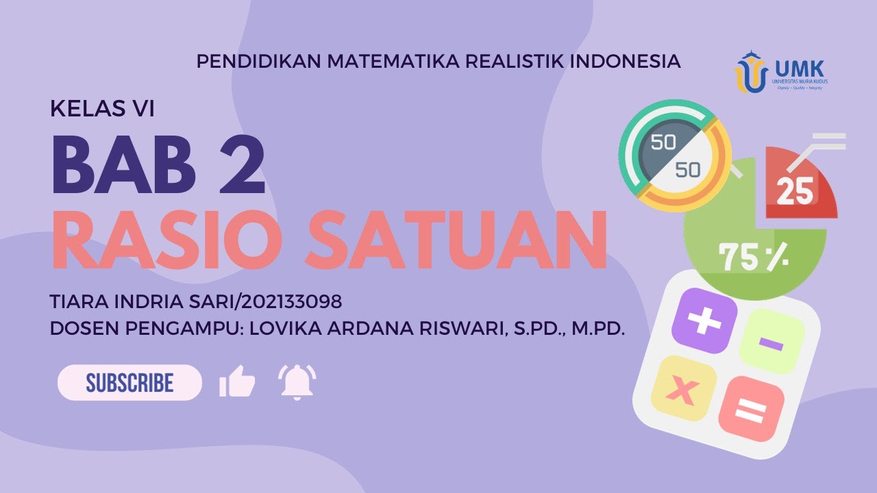 VIDEO PRAKTIK MENGAJAR SD_RASIO SATUAN_TIARA INDRIA SARI KELAS 5E PGSD ...