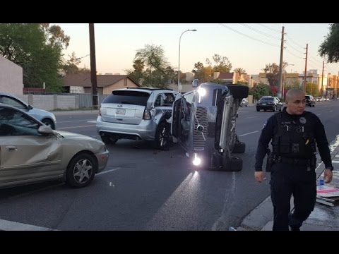 Uber Autonomous Car Crash Tempe Arizona - YouTube