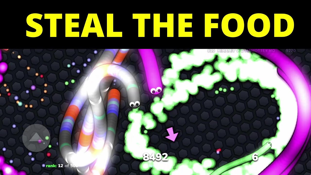 Slither.io | The Theory That Playing Slow and Stealing Scraps Works ...