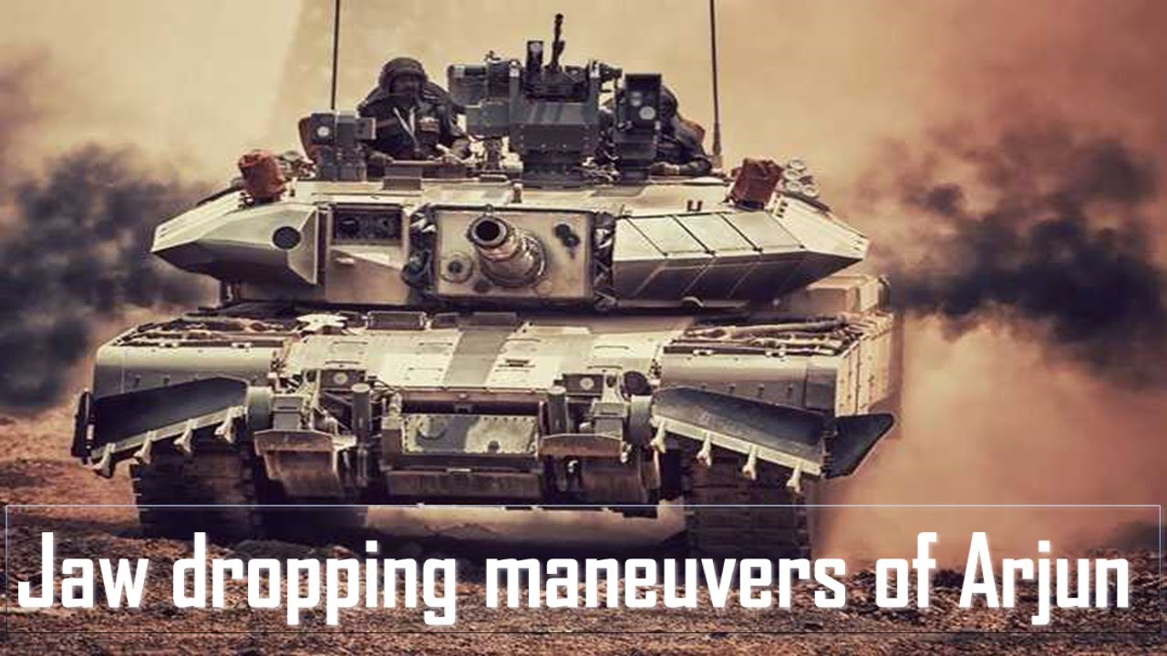 Maneuvers of Arjun tank : An answer to those who think its heavy - YouTube