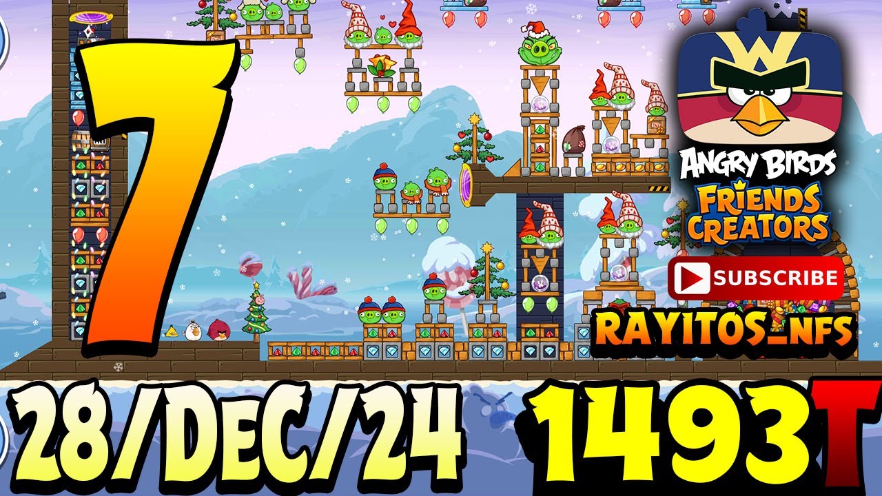 Angry Birds Friends Level 7 Tournament 1493 Highscore POWER-UP ...